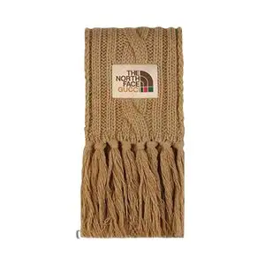 Gucci X The North Face Wool Scarf 'beige - Tan