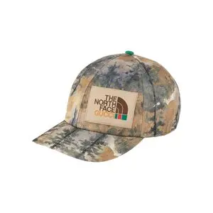 Gucci X The North Face Baseball Hat 'forest Print - Brown