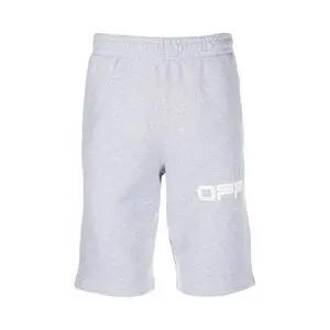 Off-White Airport Tape Sweatshort - Grey