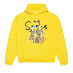 Balenciaga X The Simpsons Hoodie - Yellow