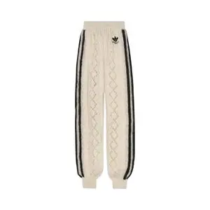 Gucci X Adidas Mohair Knit Jogging Pant 'ivory - Cream