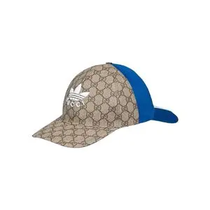 Gucci X Adidas Double Sided Baseball Cap 'navy/beige - Blue