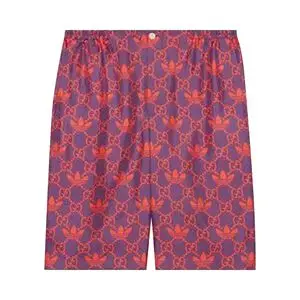 Gucci X Adidas Macro Gg Shorts /red - Purple