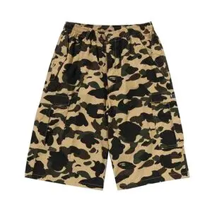 A BATHING APE Camo Ripstop Cargo Shorts