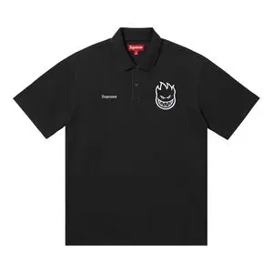 Supreme X Spitfire Collaboration Polo Shirt - Black