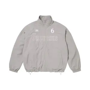 Supreme X Umbro Rhinestone Track Jacket 'light - Grey