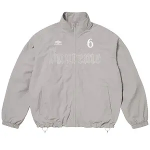 Supreme X Umbro Rhinestone Track Jacket - Grey