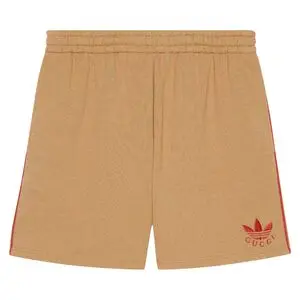 Gucci X Adidas Jersey Shorts 'dark Beige - Tan