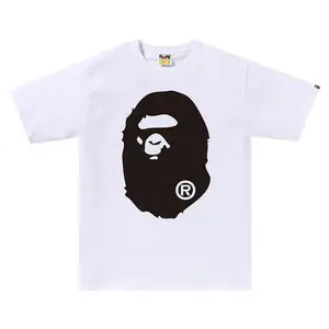 A BATHING APE Line Camo Big Ape Head Tee