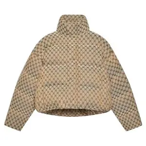 Gucci X Balenciaga The Hacker Project Hacker Bb Puffer Jacket 'beige/ebony