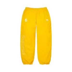 Supreme X Umbro Rhinestone Track Pant - Yellow