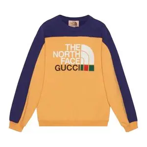 Gucci X The North Face Sweatshirt /blue - Yellow