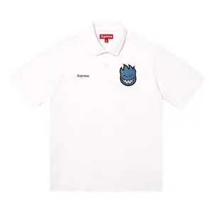 Supreme X Spitfire Polo Shirt - White