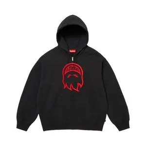 Supreme X Spitfire Zip Up Hooded Sweatshirt - Black