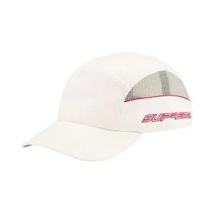 Supreme Side Mesh Piping Camp Cap 'stone - Grey