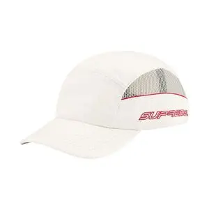 Supreme Supreme Side Mesh Piping Camp Cap Grey