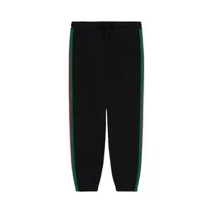 Gucci X The North Face Web Print Jogging Pants - Black