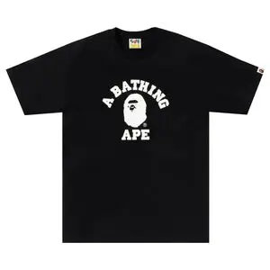 A BATHING APE Stone Eye College Tee - Black