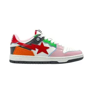 A BATHING APE Sk8 Sta Sneakers - Red