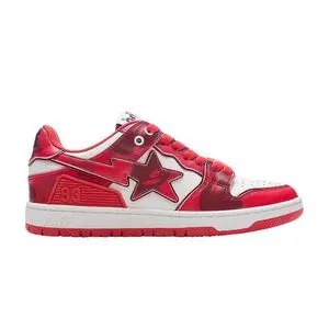 A BATHING APE Sk8 Sta Sneakers - Red