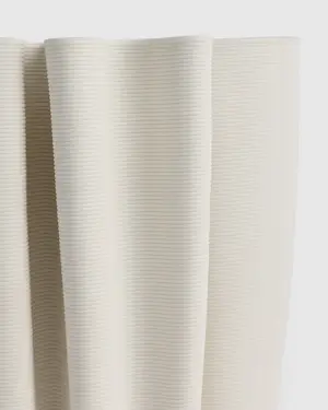 Quince Sculptural Rippled Ceramic Vase
