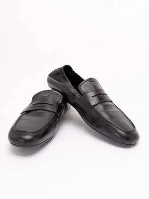 Prada Antiqued Calf Leather Loafers - Multicolor