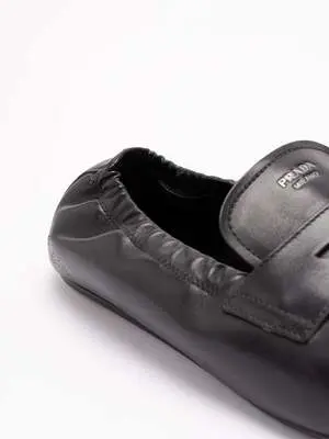 Prada Antiqued Calf Leather Loafers - Multicolor