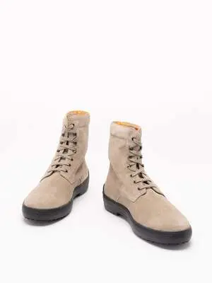 TOD'S Winter Gommino Ankle Boots In Suede