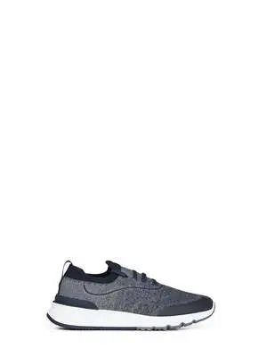 Brunello Cucinelli Techno Cotton Knit Runners - Multicolor