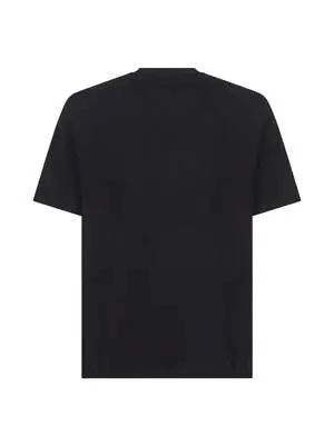 Amiri Black Staggered Logo T-shirt