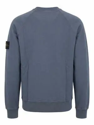 Stone Island Organic Cotton Fleece Sweatshirt - Multicolor