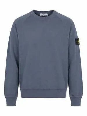 Stone Island Organic Cotton Fleece Sweatshirt - Multicolor