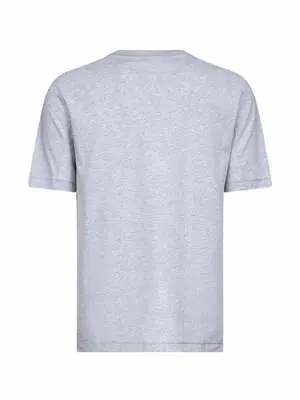 Brunello Cucinelli Grey Solomeo Crest Crewneck T-shirt