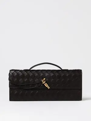 Bottega Veneta Woven Leather Clutch - Brown