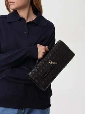 Bottega Veneta Woven Leather Clutch - Brown