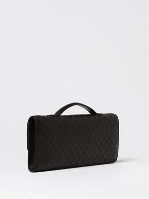 Bottega Veneta Woven Leather Clutch - Brown