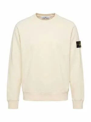 Stone Island Organic Cotton Fleece Sweatshirt - Multicolor