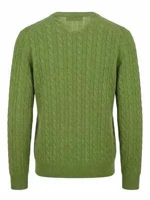 Malo Cable Knit Crewneck Sweater - Multicolor