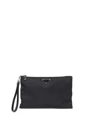 Prada Re-nylon And Saffiano Pouch - Multicolor