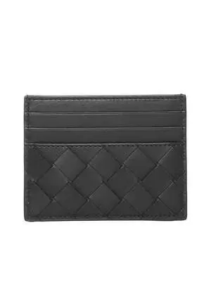 Bottega Veneta Bottega Veneta Women Intrecciato Leather Card Holder Multicolor
