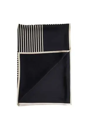 TOTEME Striped Silk Crêpe Scarf - Multicolor