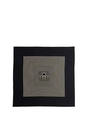 TOTEME Striped Silk Crêpe Scarf - Multicolor