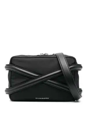 Alexander McQueen Harness Camera Crossbody Bag - Black