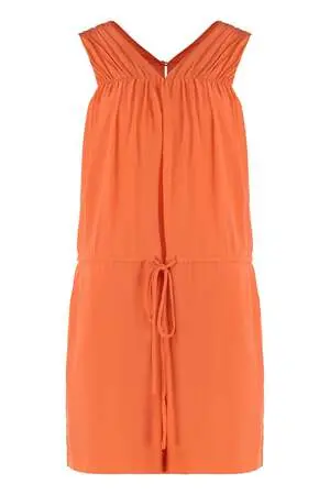 Equipment Cameron Mini Silk Dress