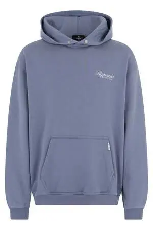 REPRESENT Hooded Owners Club Script Sweatshirt Fw25 - Blue
