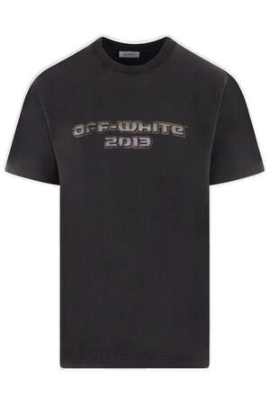 Off-White Digit Bacchus Slim Short-sleeve Tee - Black