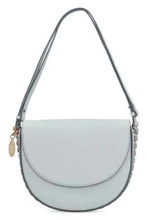 Stella McCartney Bold Flap Shoulder Bag With Iconic Chain Medium Size