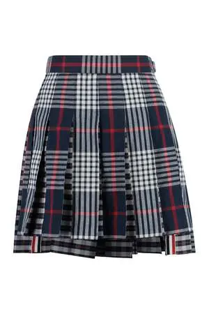 Thom Browne Pleated Asymmetrical Skirt