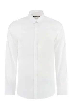 Dolce & Gabbana Cotton Shirt With Back Pinces