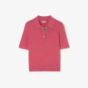 Burberry Lightweight Knit Check Top - Rosa